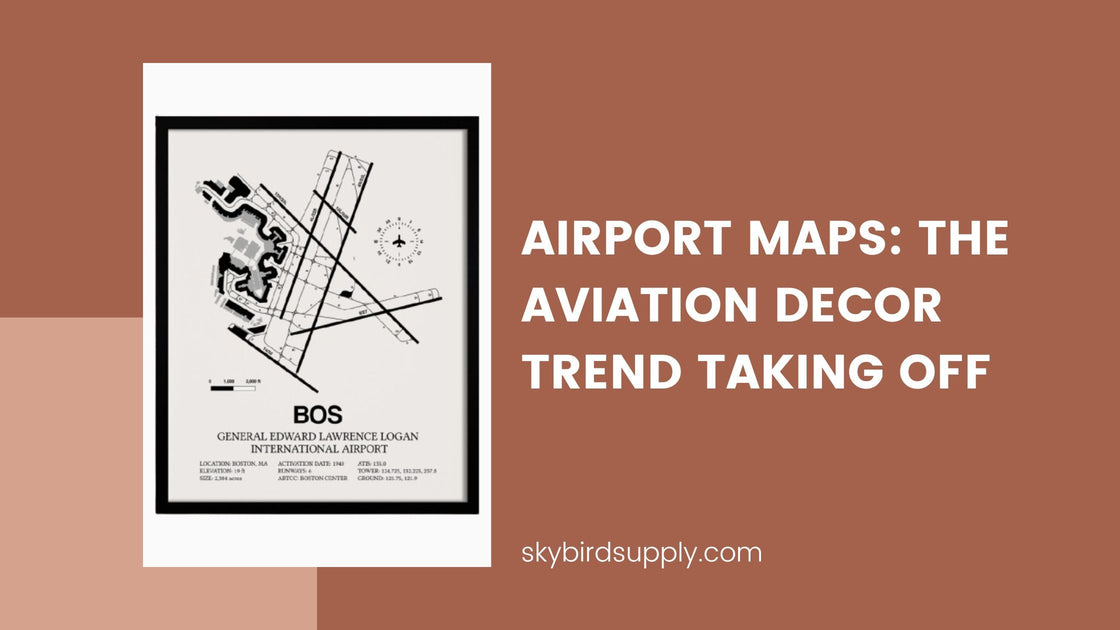 Airport Maps: The Aviation Decor Trend Taking Off – SkyBirdSupply
