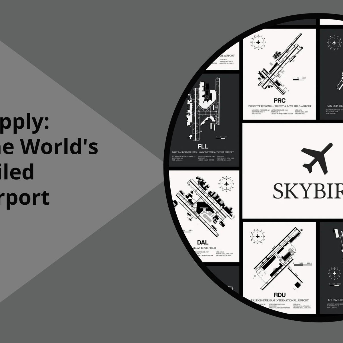 Skybird Supply: Crafting the World's Most Detailed Custom Airport Maps ...